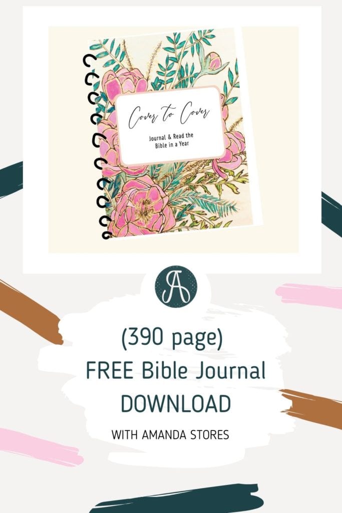 My (390 Page) Bible Journal Freebie is here! - Amanda Stores