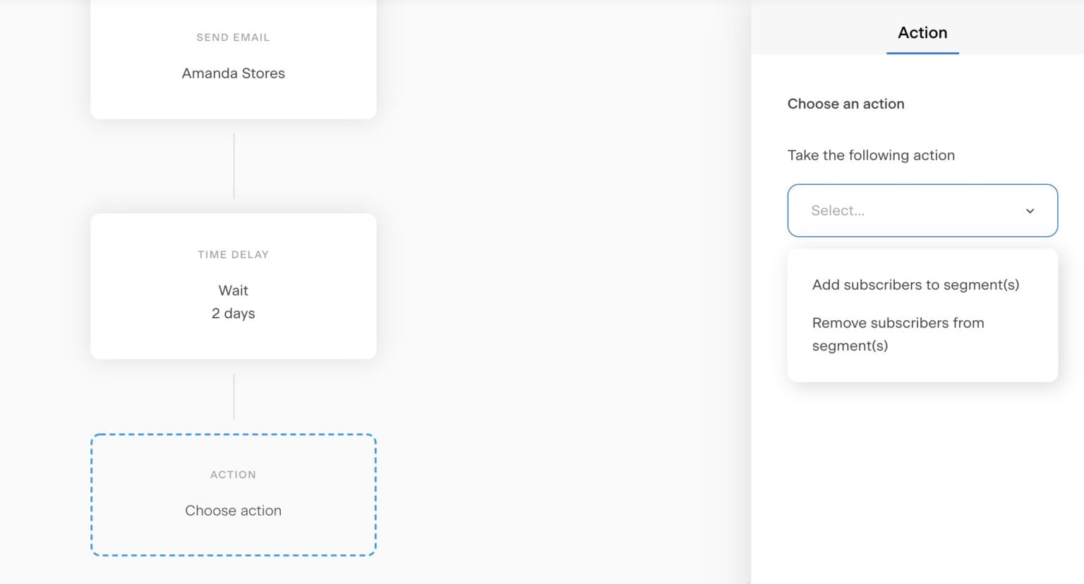 Make Your First Workflow in Flodesk - Amanda Stores