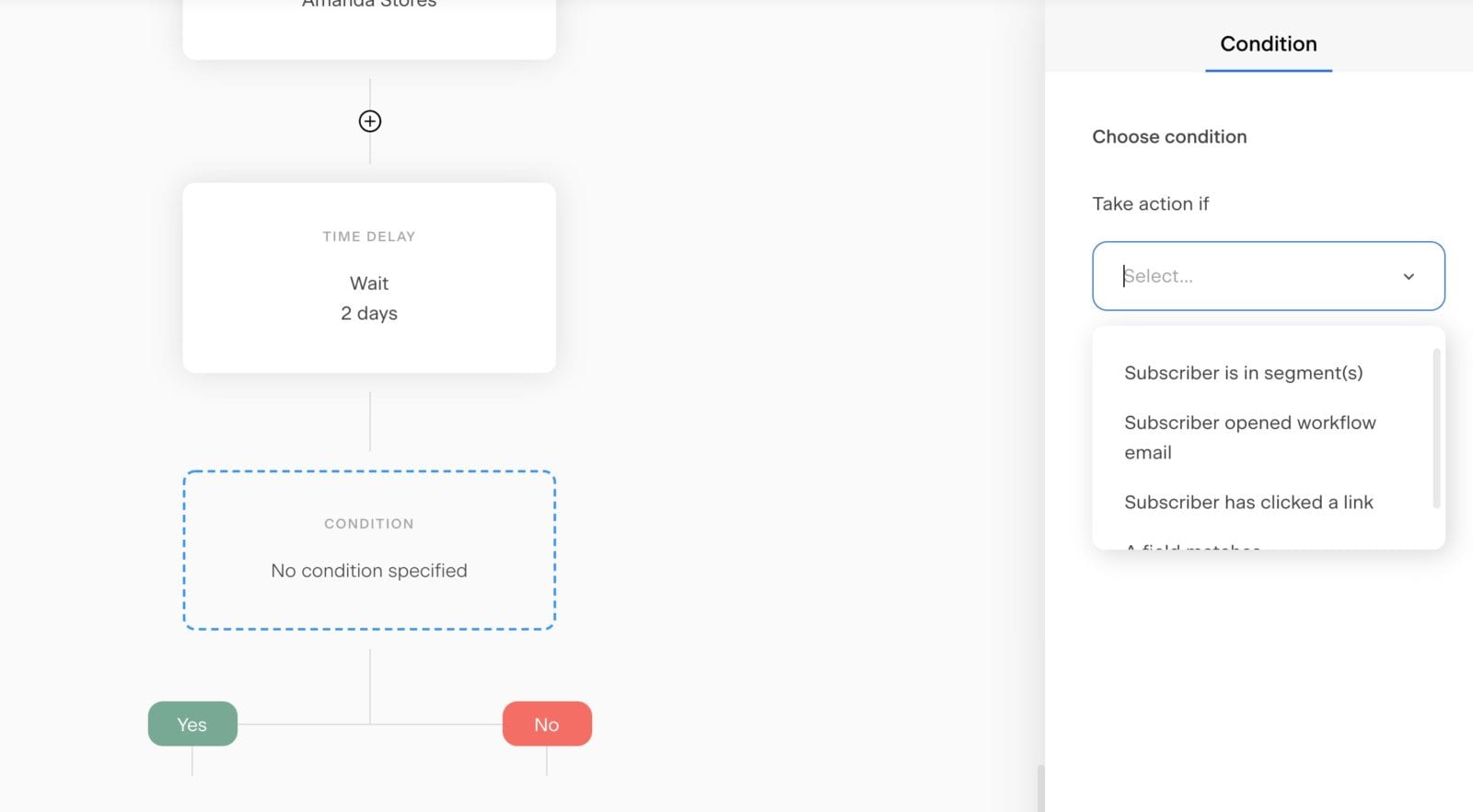 Make Your First Workflow in Flodesk - Amanda Stores